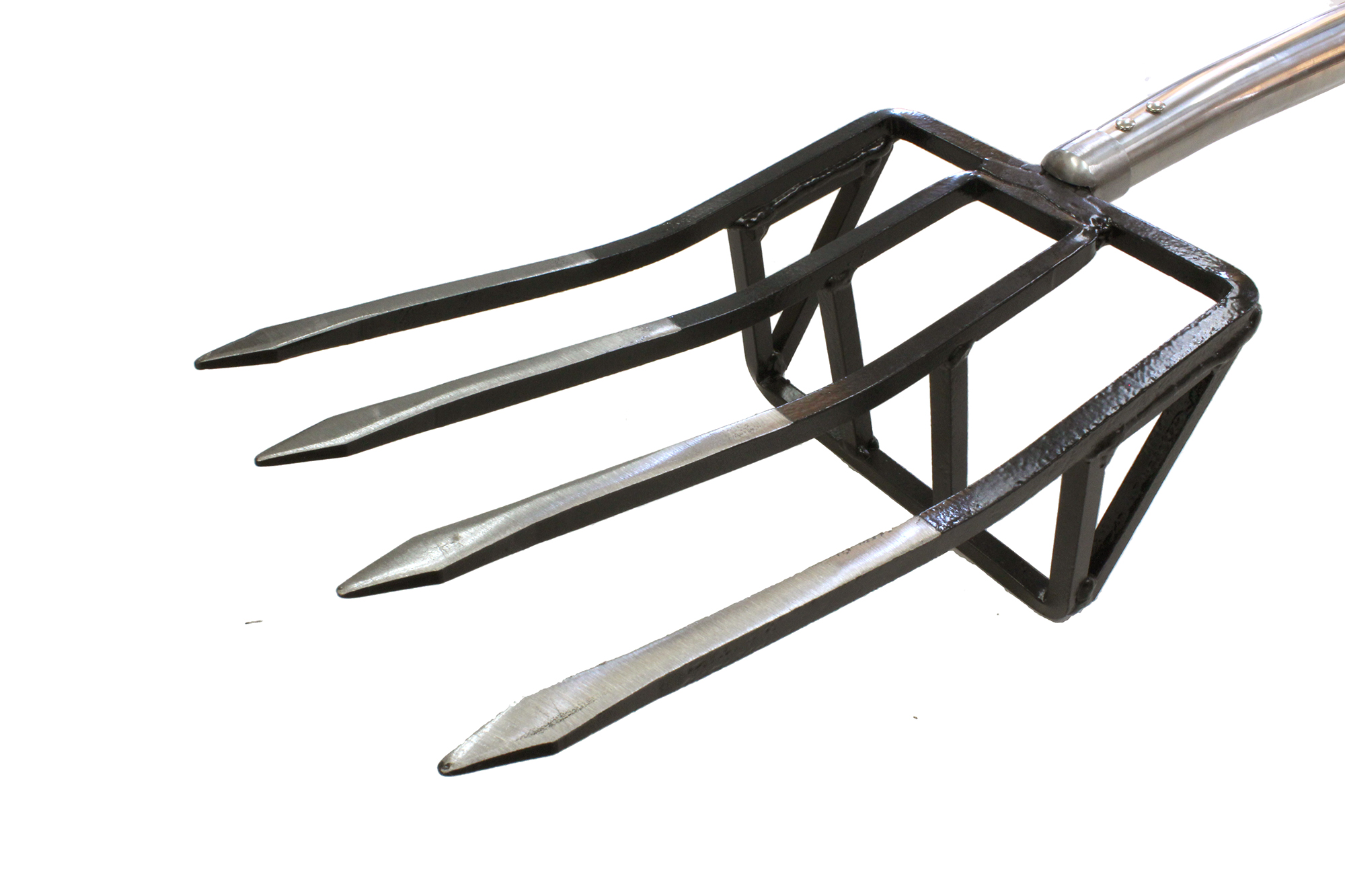 土起こしフォーク 4本爪 木柄 ビッグタイガー | 七福ツール